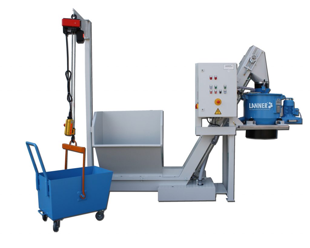 Système automatique de traitement des copeaux, essoreuse à copeaux